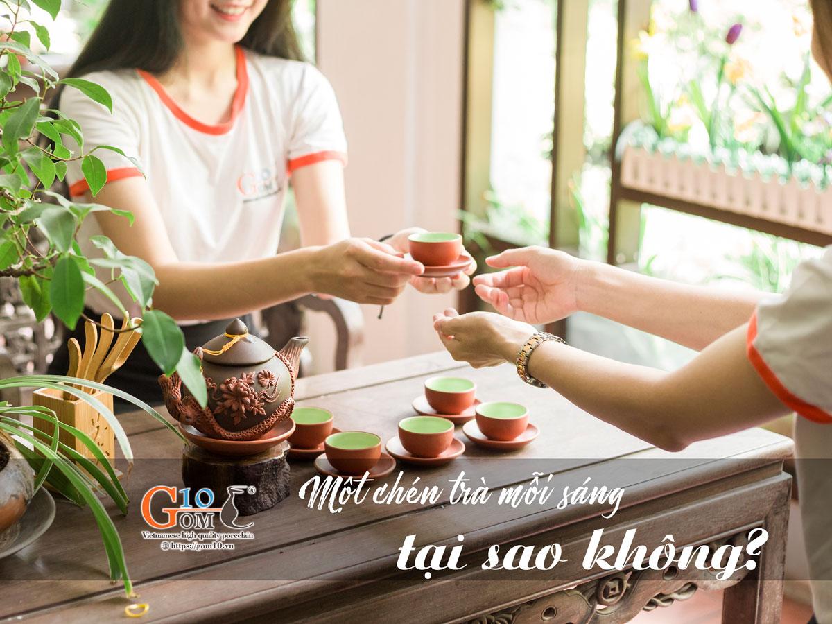 Một chén trà mỗi sáng nhưng cũng khiến cuộc sống của bạn thêm thú vị ...